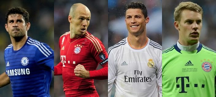 Daftar 11 Pemain Terbaik Dunia Tahun 2014 - Info Akurat