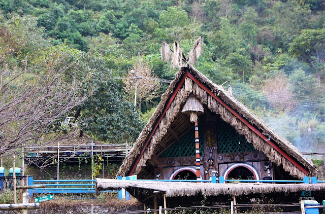 Naga Traditional huts and architecture of Nagaland