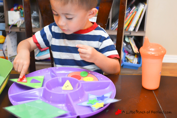 Hands-On Shape Sorting Activity for Preschoolers & Toddlers - A Little ...