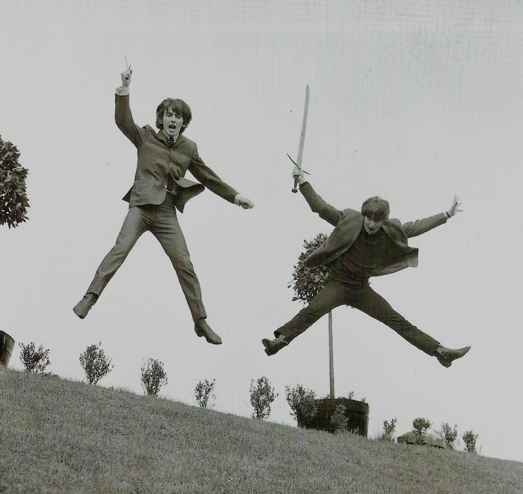 Meet the Beatles for Real: George was not prepared for the sword fight