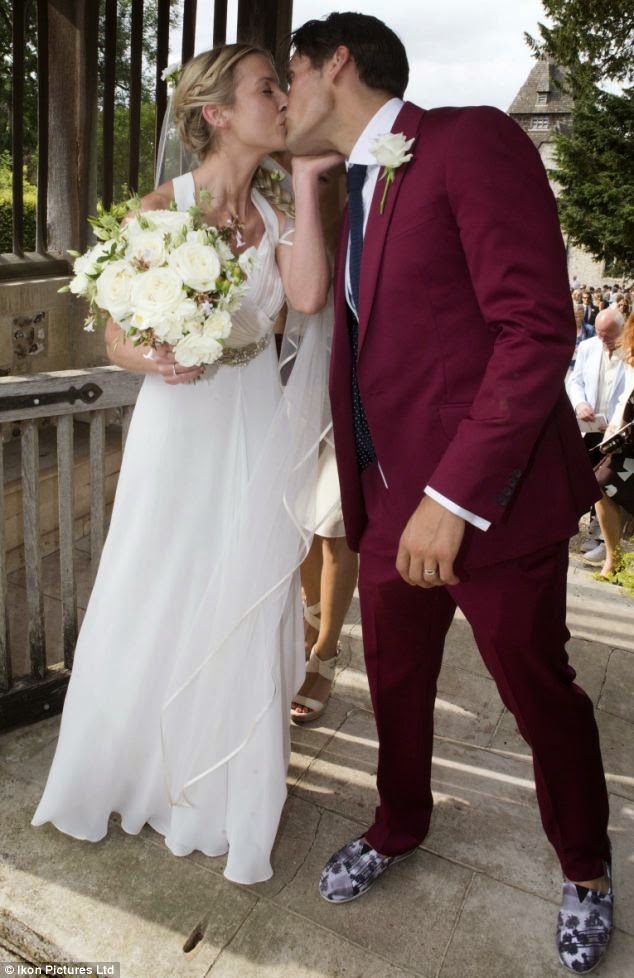 Red Carpet Wedding: Arabella Llewellyn and Thomas Burwell - Red Carpet ...