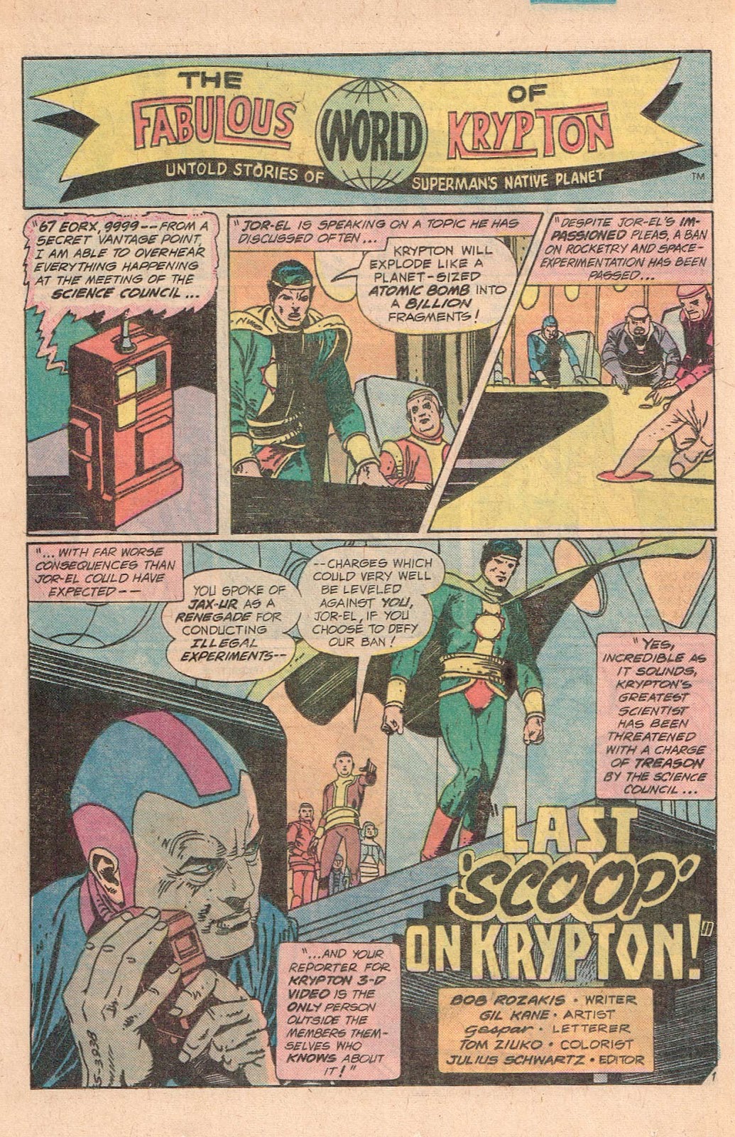 The Dork Review: The Fabulous World of Krypton