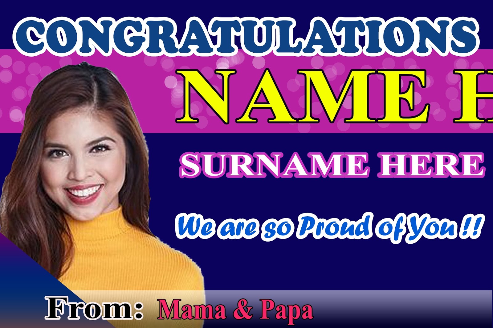 My Collections : tarpaulin for graduates