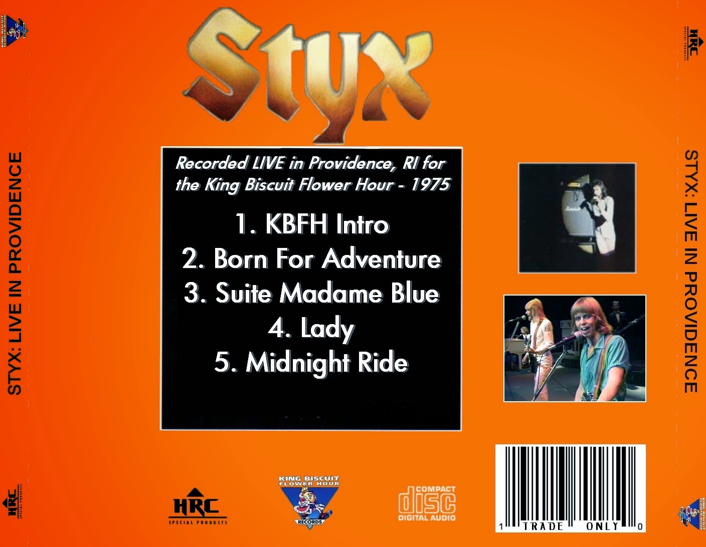 FRESH & ALIVE! - En Vivo Y En Directo.: STYX 1975-1976