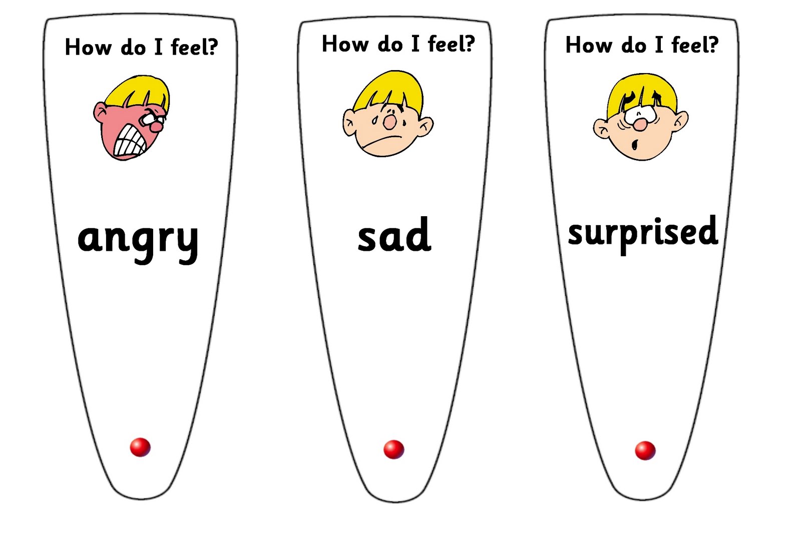 Debbie's Resource Cupboard: Emotion fans