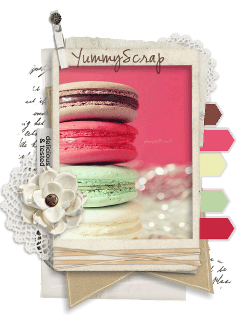 Rustic Scraps: Scrap Friends Yummy Scrap - Colour Palette Challenge #8