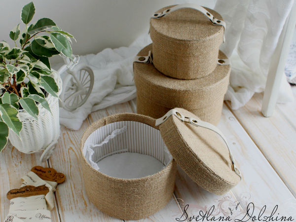 How to make a storage round box ~ DIY Tutorial Ideas!