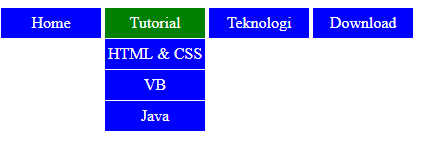 Cara Membuat Menu Dropdown Menggunakan html - Alvamedia