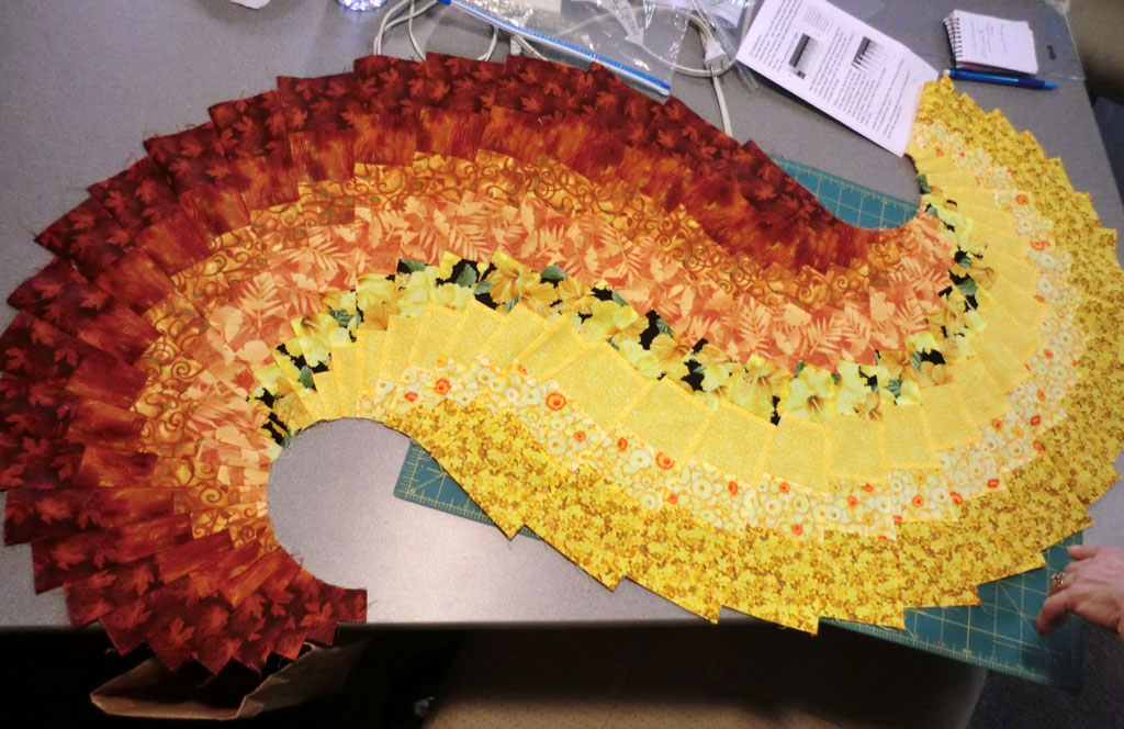 Bigfork Quilts Etc: Spicy Spiral Table Runner Class No. 2.