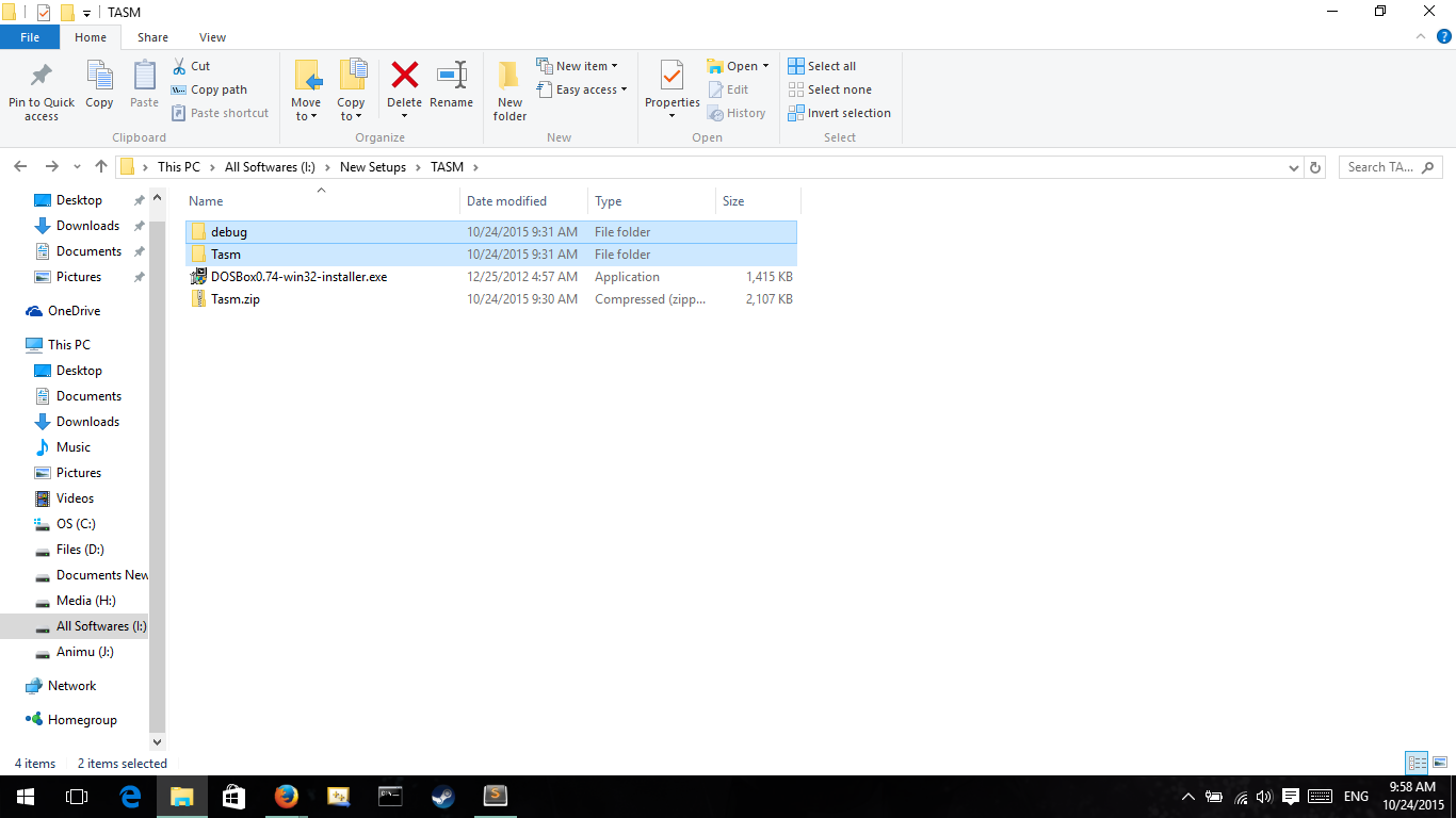Ultimate Guide to running TASM 1.2 on Win 7/8/8.1/10 32/64 bit with debug