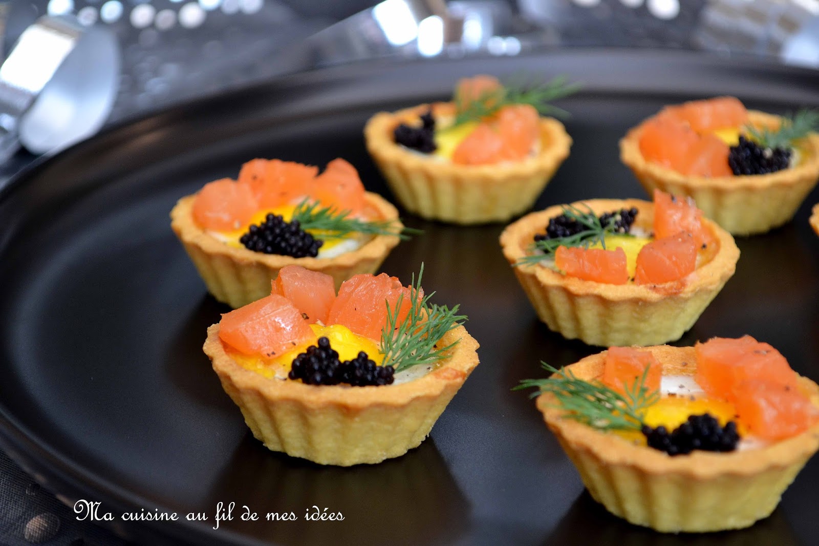 Ma cuisine au fil de mes idées...: Apéro de fêtes : bouchées aux oeufs ...