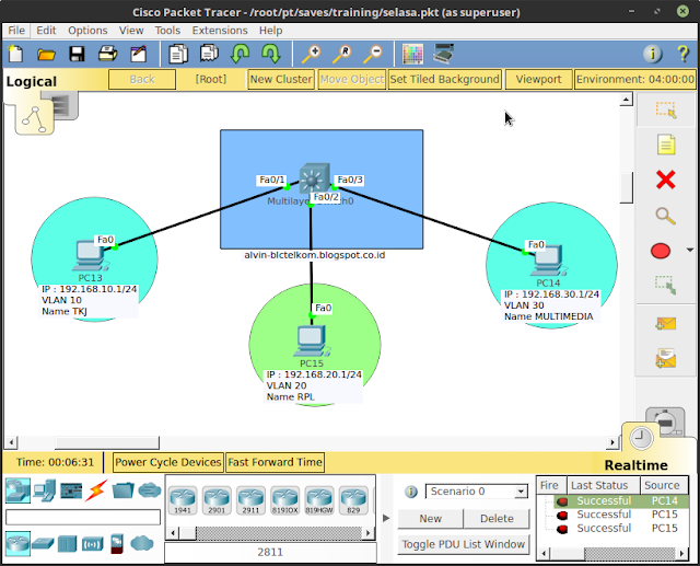 Routing Switch Cisco | Konfigurasi Routing Switch Cisco | NgoprakIT