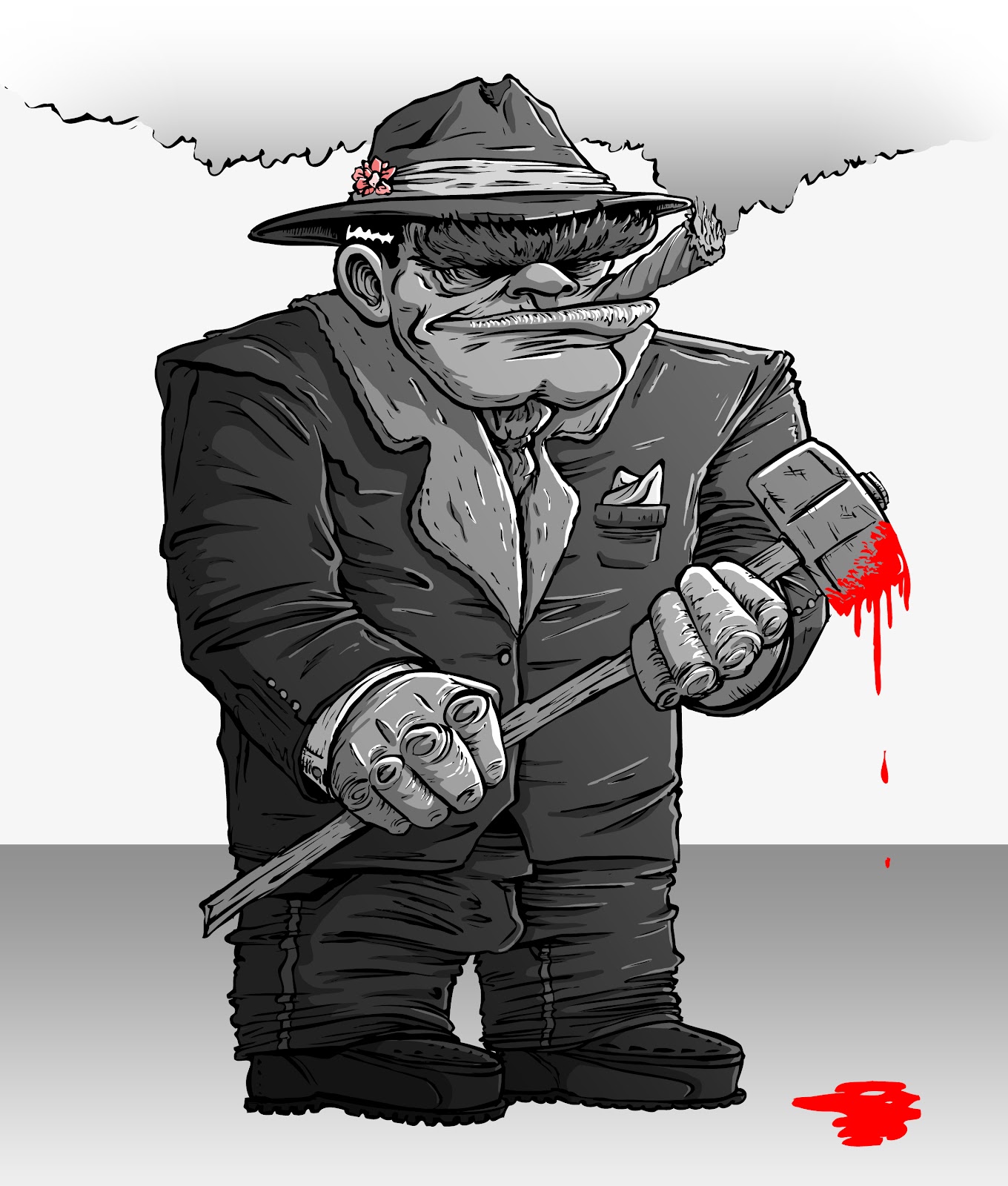 Anthony Briglia Illustration: Character Design : Jimmy the Hammer