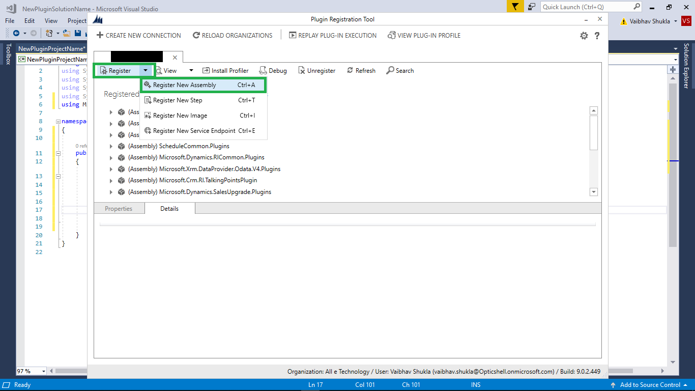 HOW TO START DEVELOPING A PLUGIN IN DYNAMICS CRM