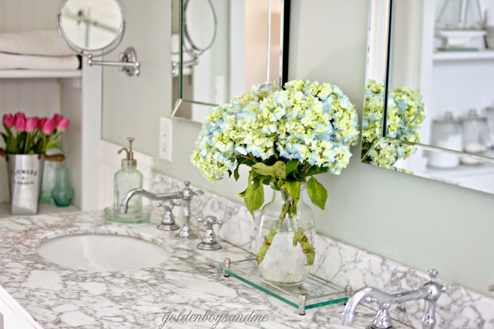 Revisiting the Master Bathroom & Our 2 Year Blogiversary | Golden Boys & Me