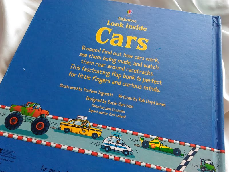 [REVIEW] CHILDREN BOOK - LOOK INSIDE CARS BY USBORNE | Akpertiwi's ...