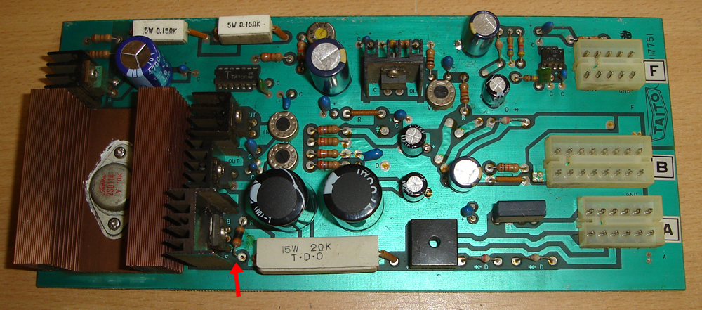 Not In Mame: Taito AA017751 cocktail power supply repair