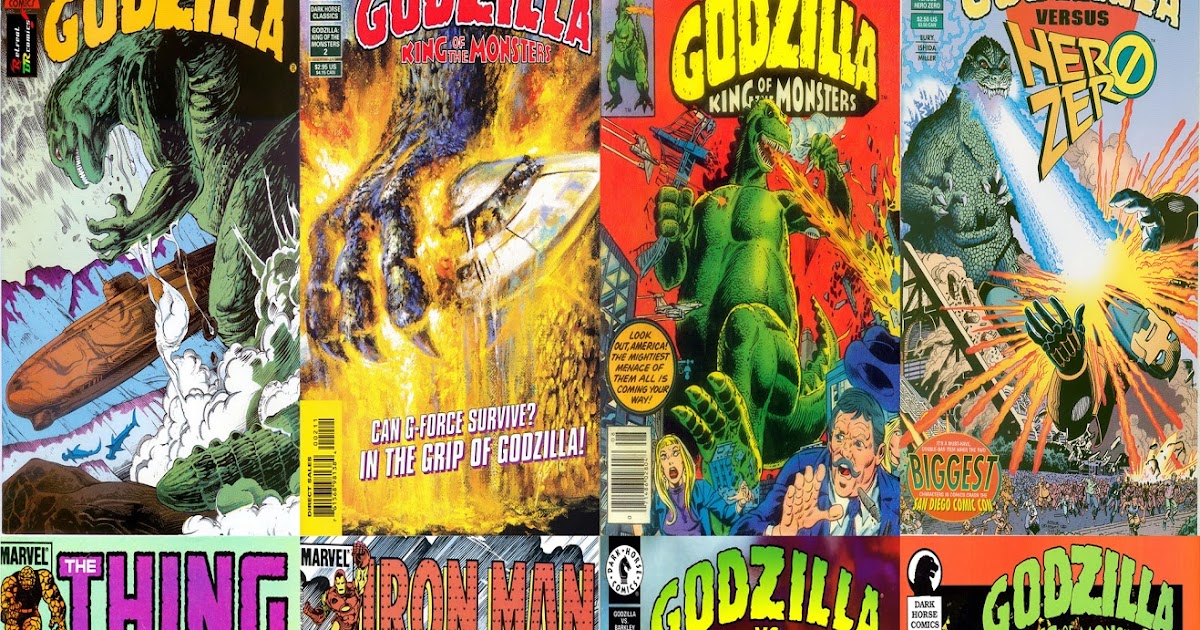 Papel Digital: Godzilla - Varios HQs
