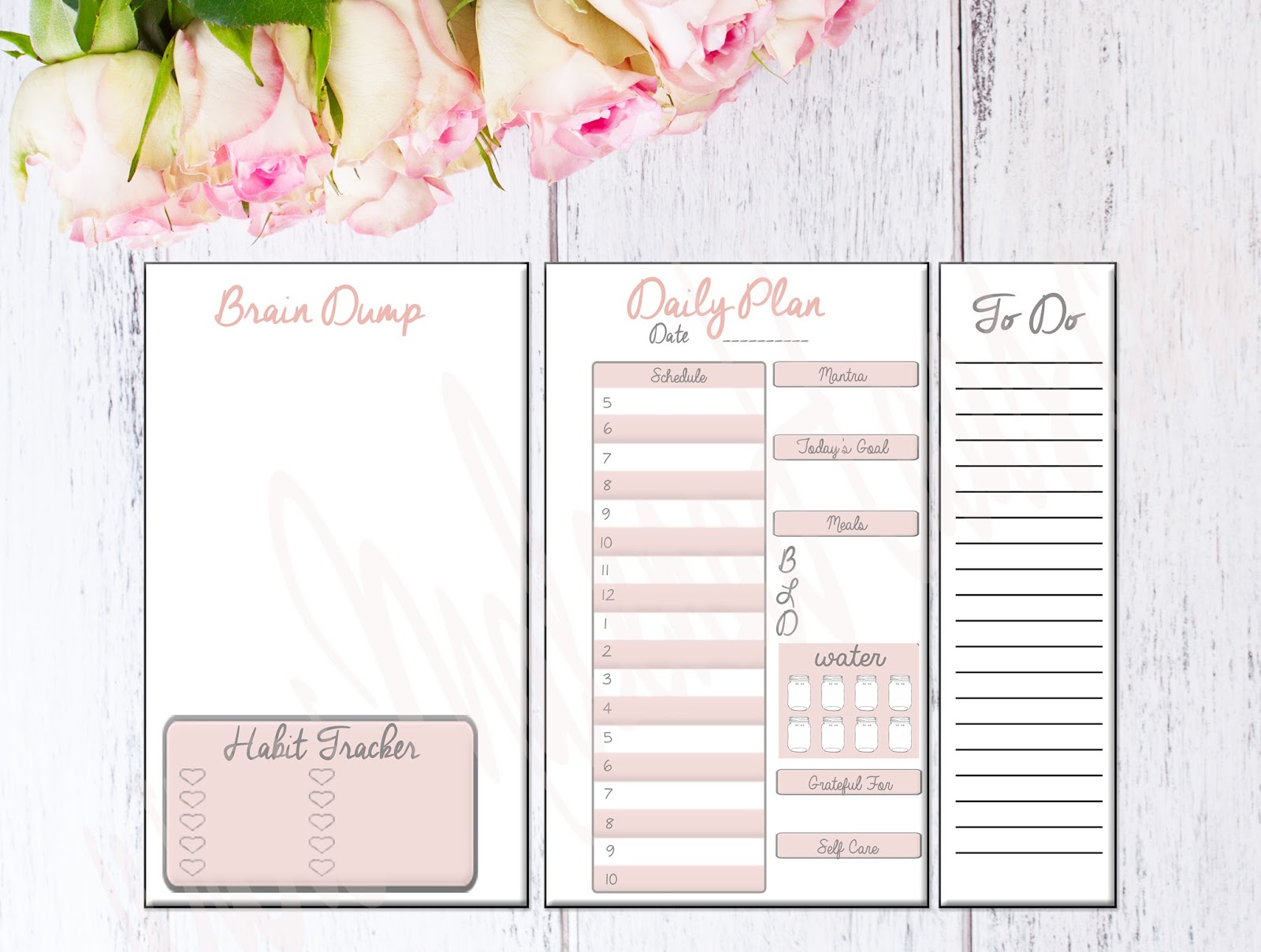 Malena Haas: FREEBIE Friday Daily Personal Planner Inserts