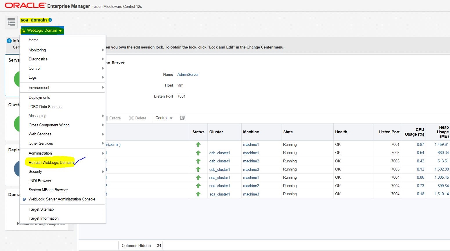 Blog for DBA Consultants: Performance Tune Oracle SOA 12c EM Console
