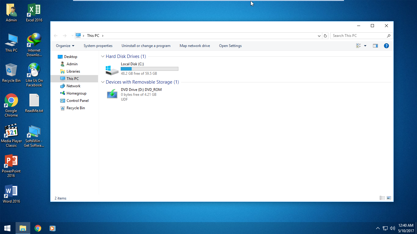 Windows17 (windows 10 C.U) v1703 build 15063