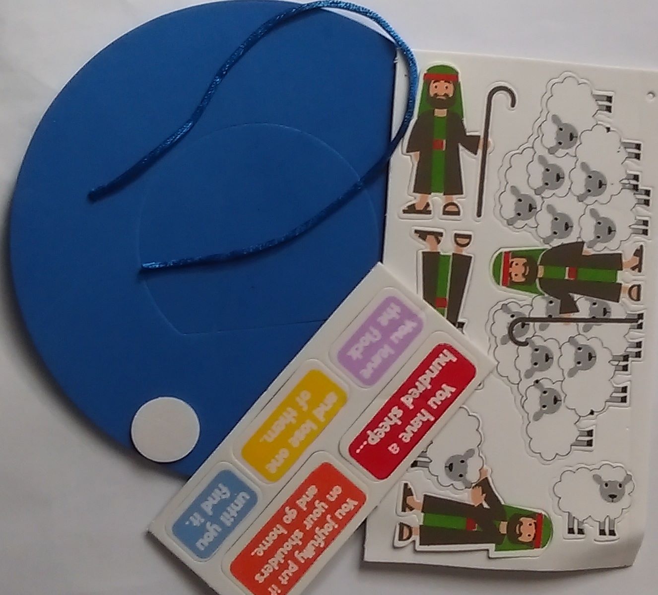 Petersham Bible Book & Tract Depot: Parable of the Lost Sheep Craft Kit