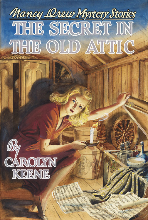 Nancy Drew Sleuth: Nancy Drew Old Attic Cover Art Painting by Russell H ...