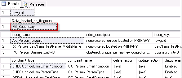 SQL Server DBA Notes: SQL Server :: Moving Table to secondary data file ...