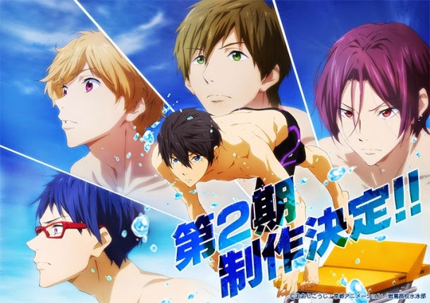 otaku fandom: Segunda temporada de Free! Novos videos