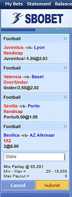 Panduan Bermain dan Menghitung Mixparlay - Panduan Bermain Sbobet