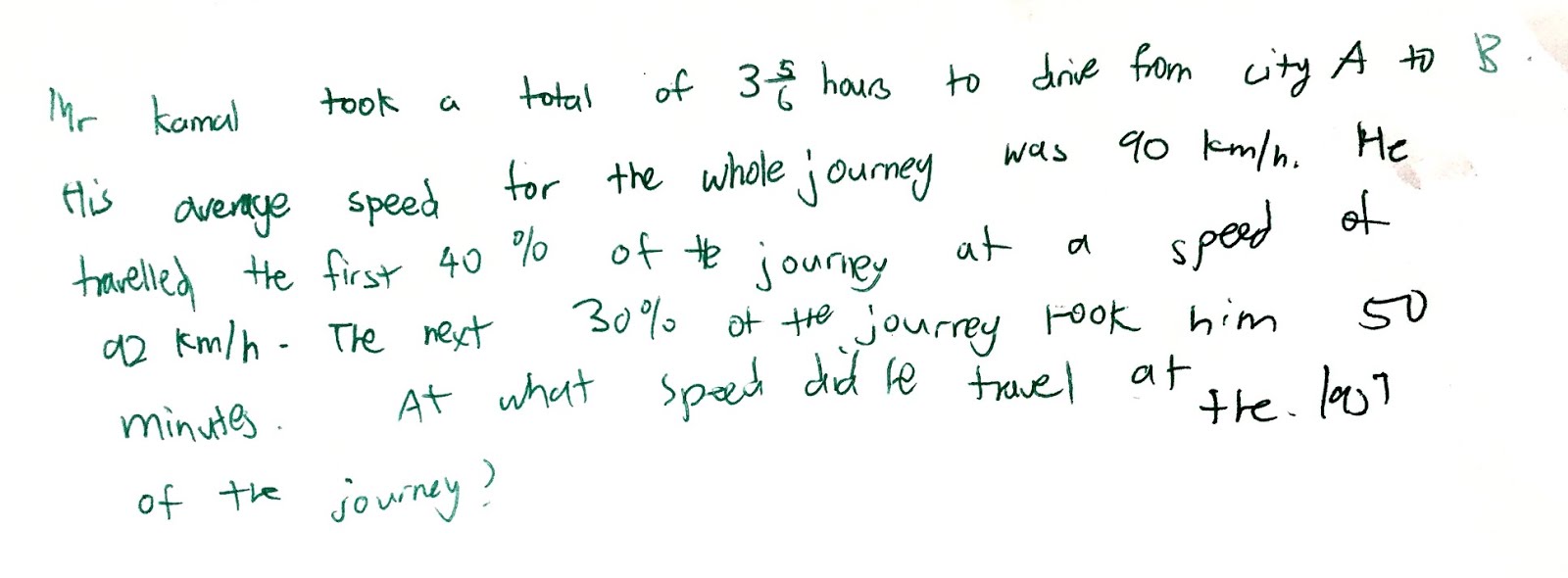 Chang's Math blog: P6 speed (for ignatius )
