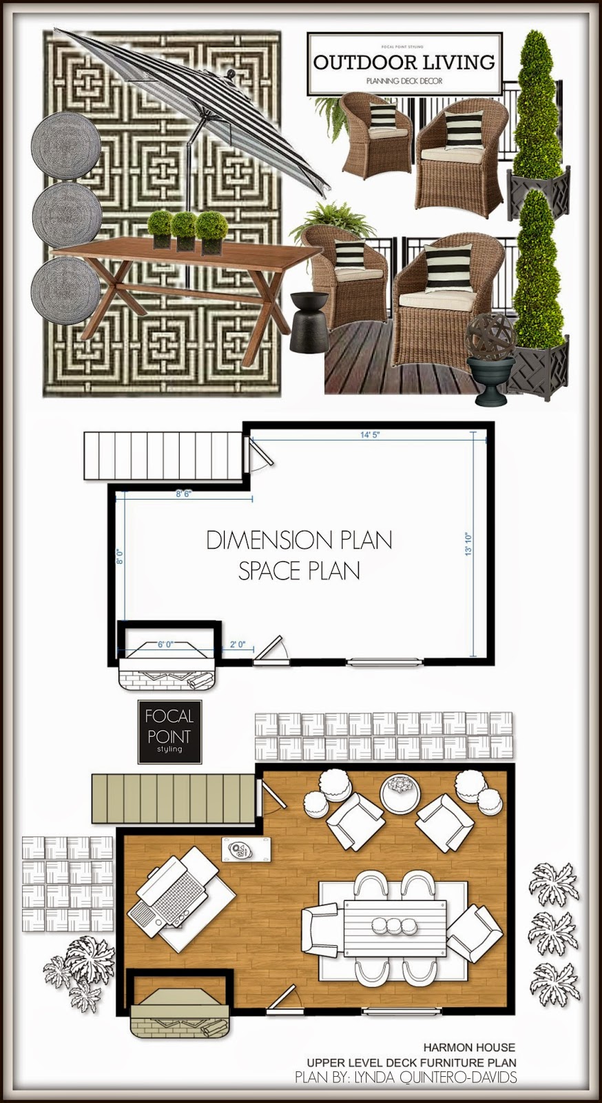 FOCAL POINT STYLING: Outdoor Living - Deck Decor Planning for Spring