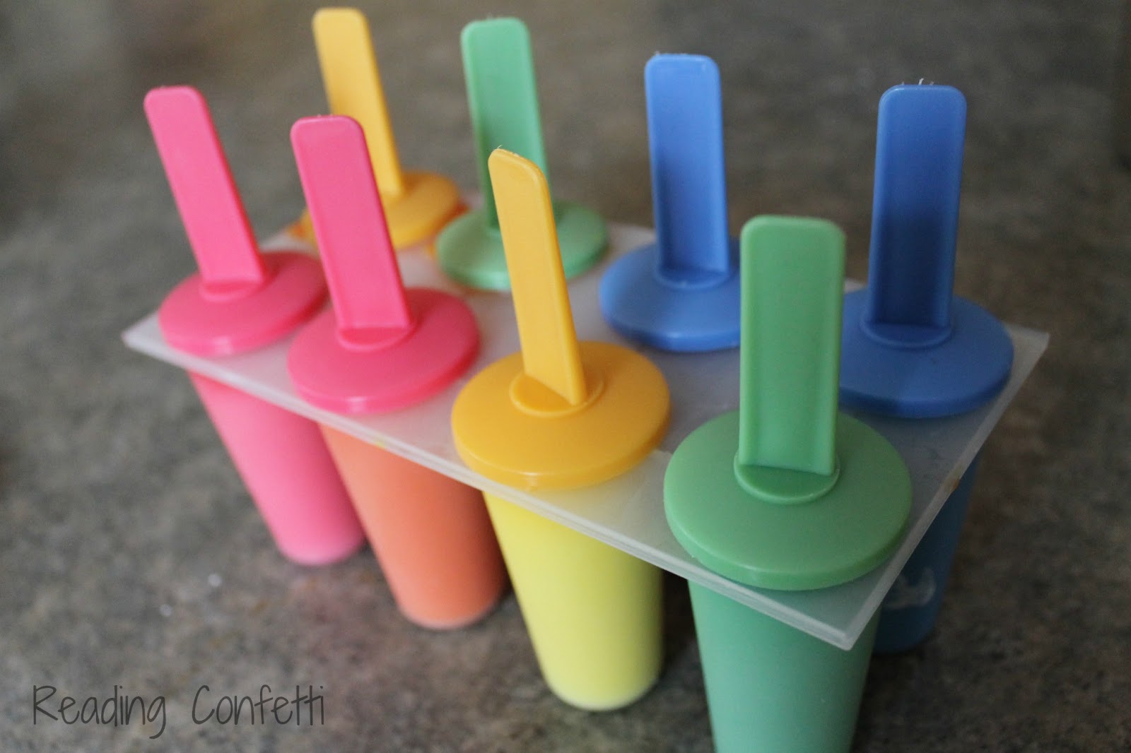 Frozen Popsicle Chalk ~ Reading Confetti