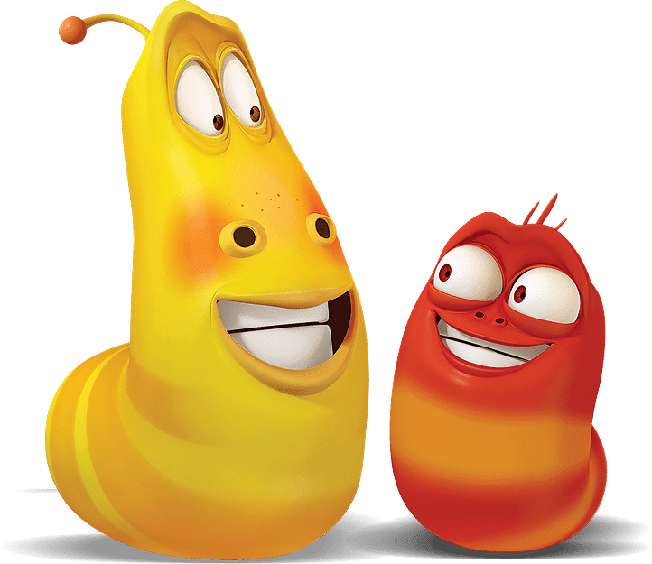 Cartoon Characters: Larva (PNG's)