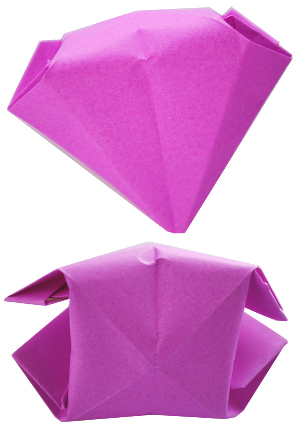 zakka life: How to Fold Origami Diamonds