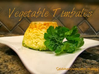 Sew what's cooking with Joan!: Vegetable timbales-making veggies fun!