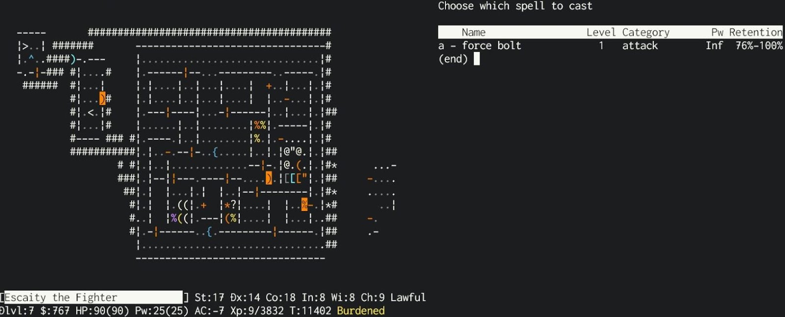 [Junethack 2018] xNethackに挑戦 ④ 大迷宮探索～ノームの街