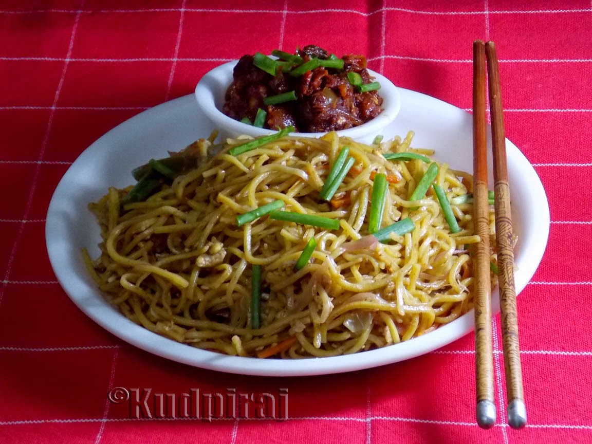 Kudpiraj's Garam Tawa: Egg Chow Mein(Fried Noodles)