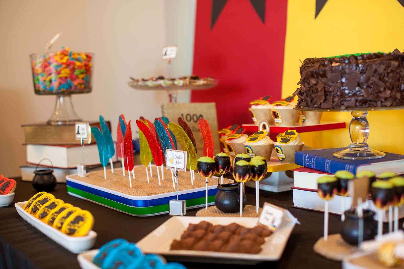 The Party Wall: Harry Potter-inspired party, Part 2: Dessert table ...
