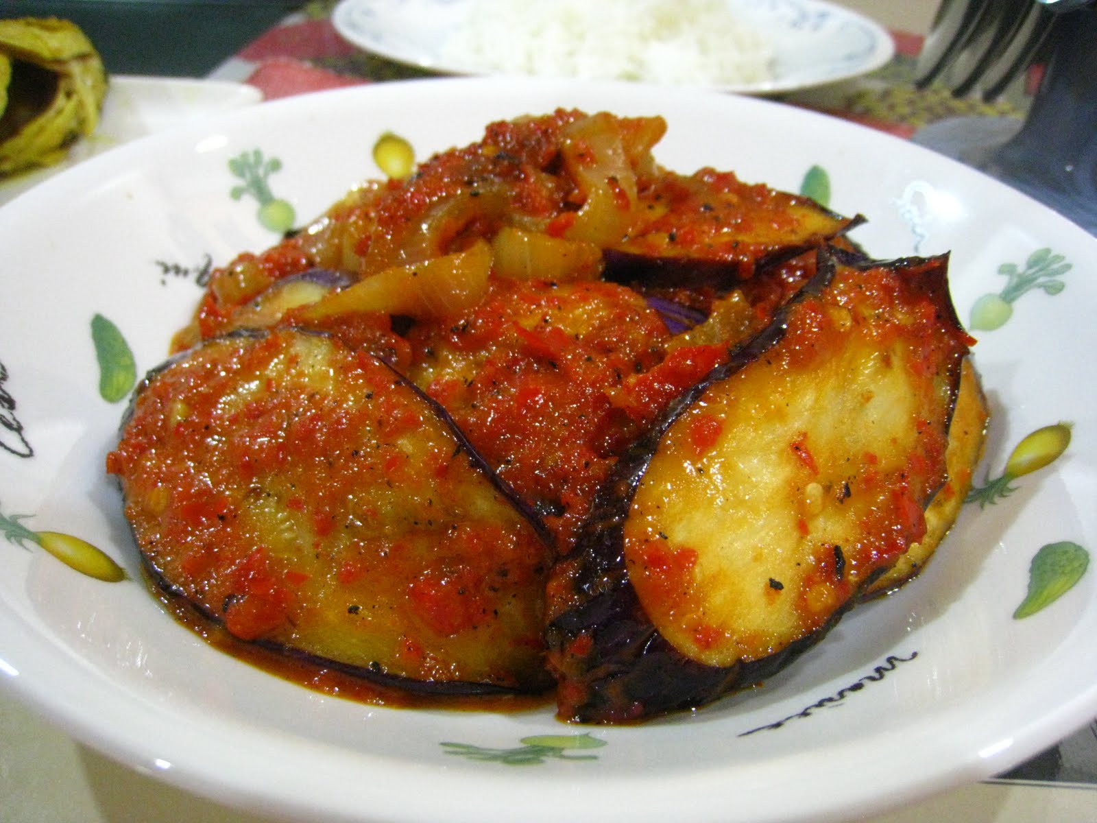 my baby steps in cooking: :: Terung Goreng Berlada