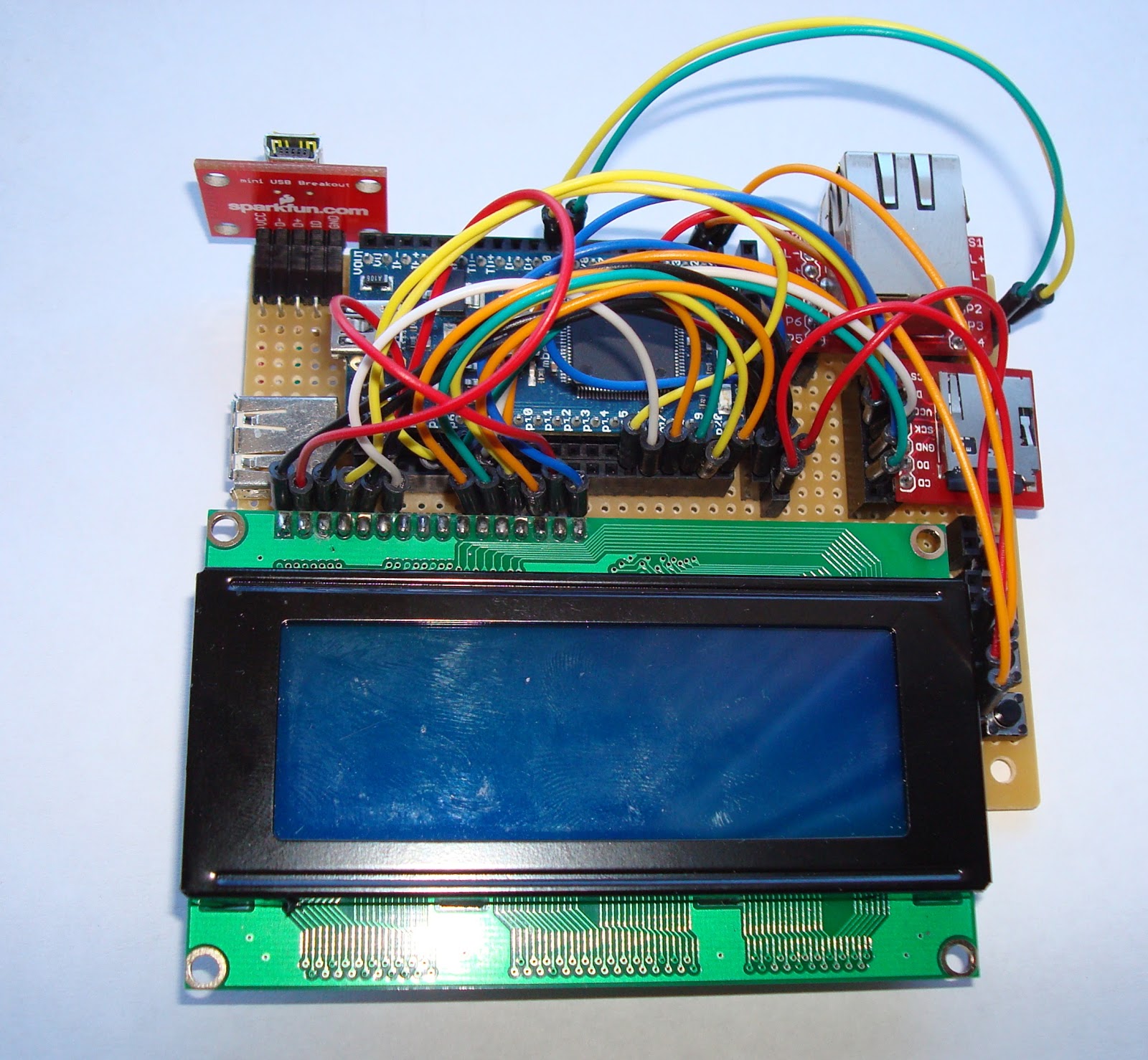 Tech with Dave: mbed Text LCD development board