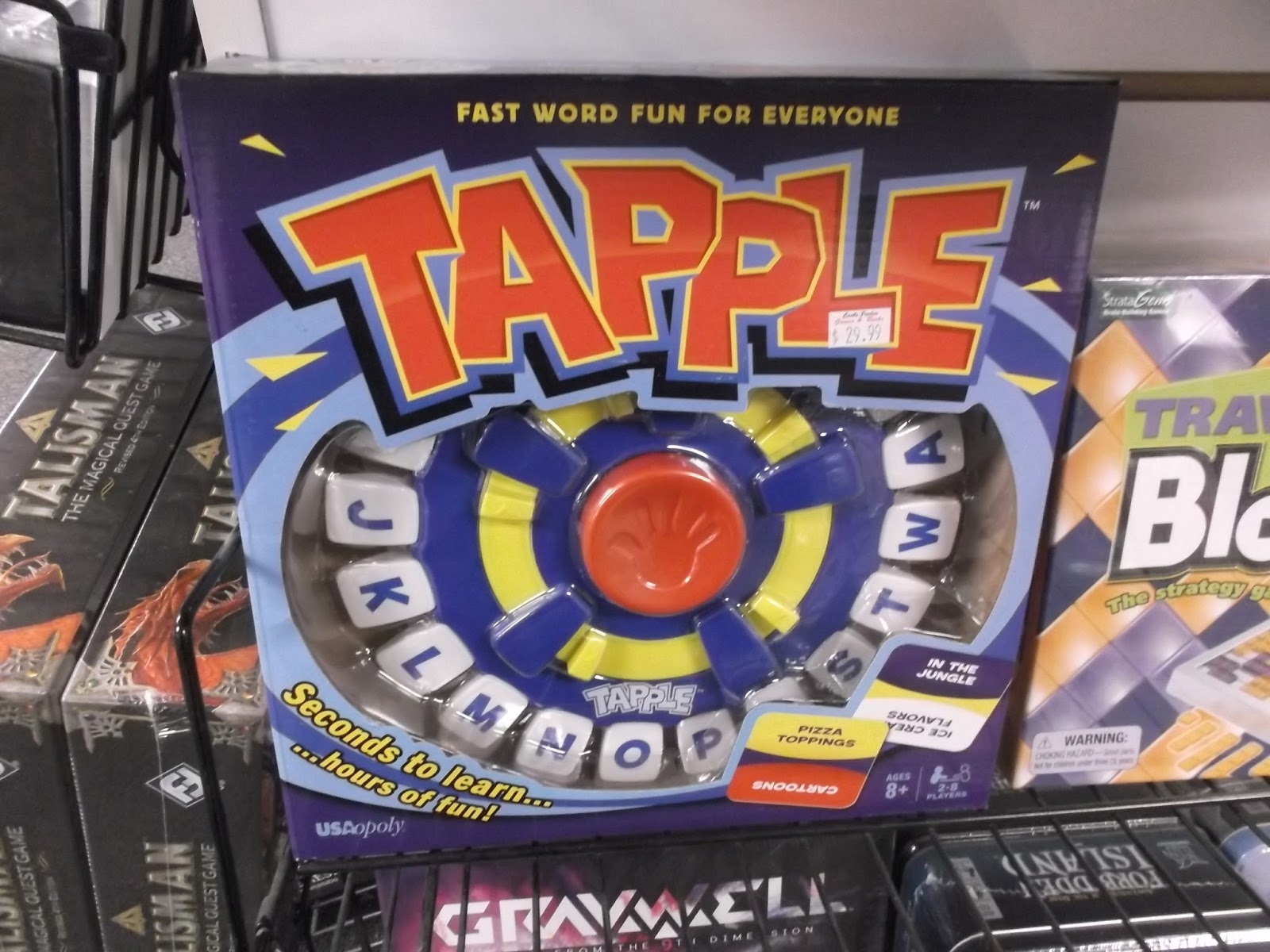 The Castle's Ramparts: Board Game of The Week: Tapple