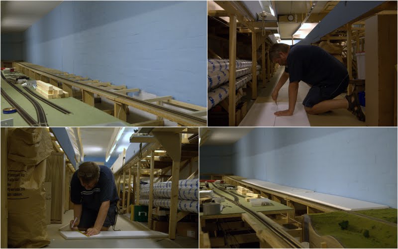 Sydvestjydsk - Modeljernbaneklub. Ølgod.: Landskab, kabler m.m.