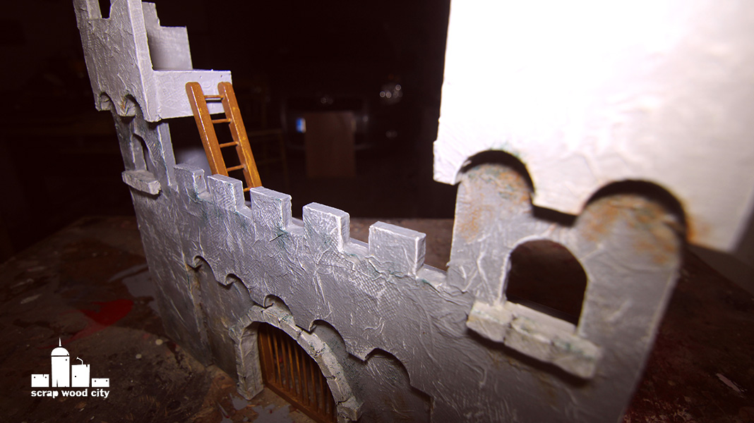 scrap wood city: How to make a wooden toy castle