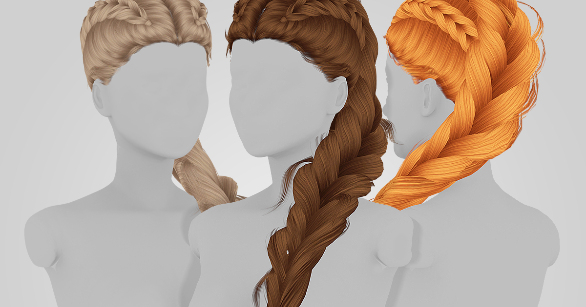 Já Acabou Jéssica? (Hair) | TS4 - Public | ICONIC | The Sims 4 CC Creator