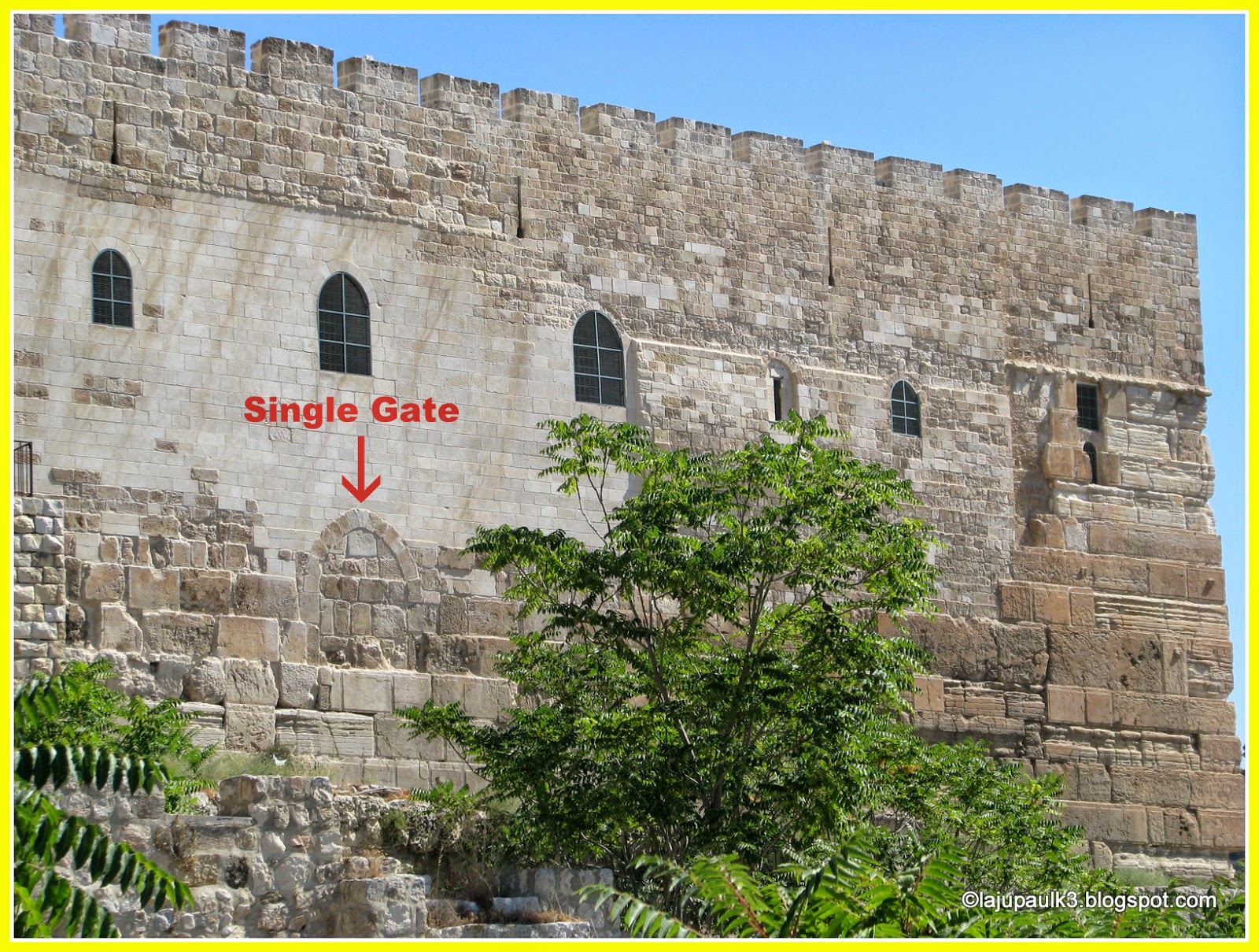 THROUGH THE LAND OF ISRAEL III: 31) Remnants of the Single, Double and ...