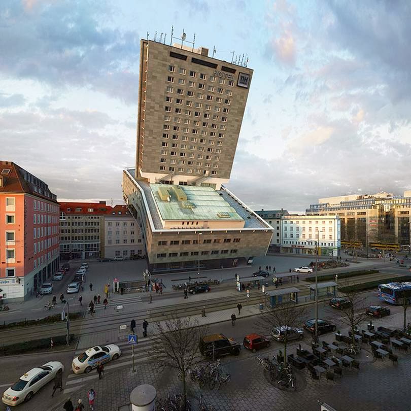Building in munich re-imagined in 88 ways | Victor Enrich