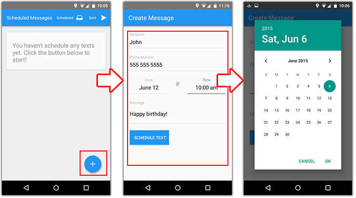 Membuat SMS Otomatis Menggunakan Aplikasi Android