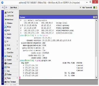 Cara Routing Mikrotik Menggunakan Terminal di Winbox - ADIBLOG