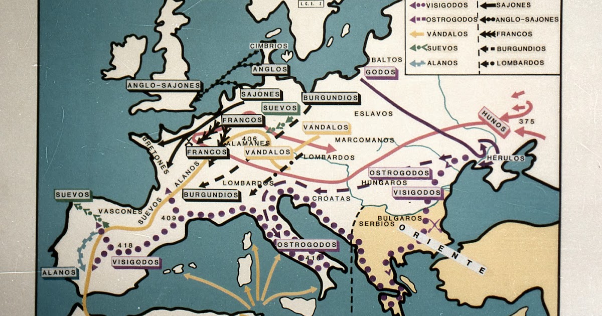 Medievo en la red : Las invasiones de los pueblos germanos en Hispania ...